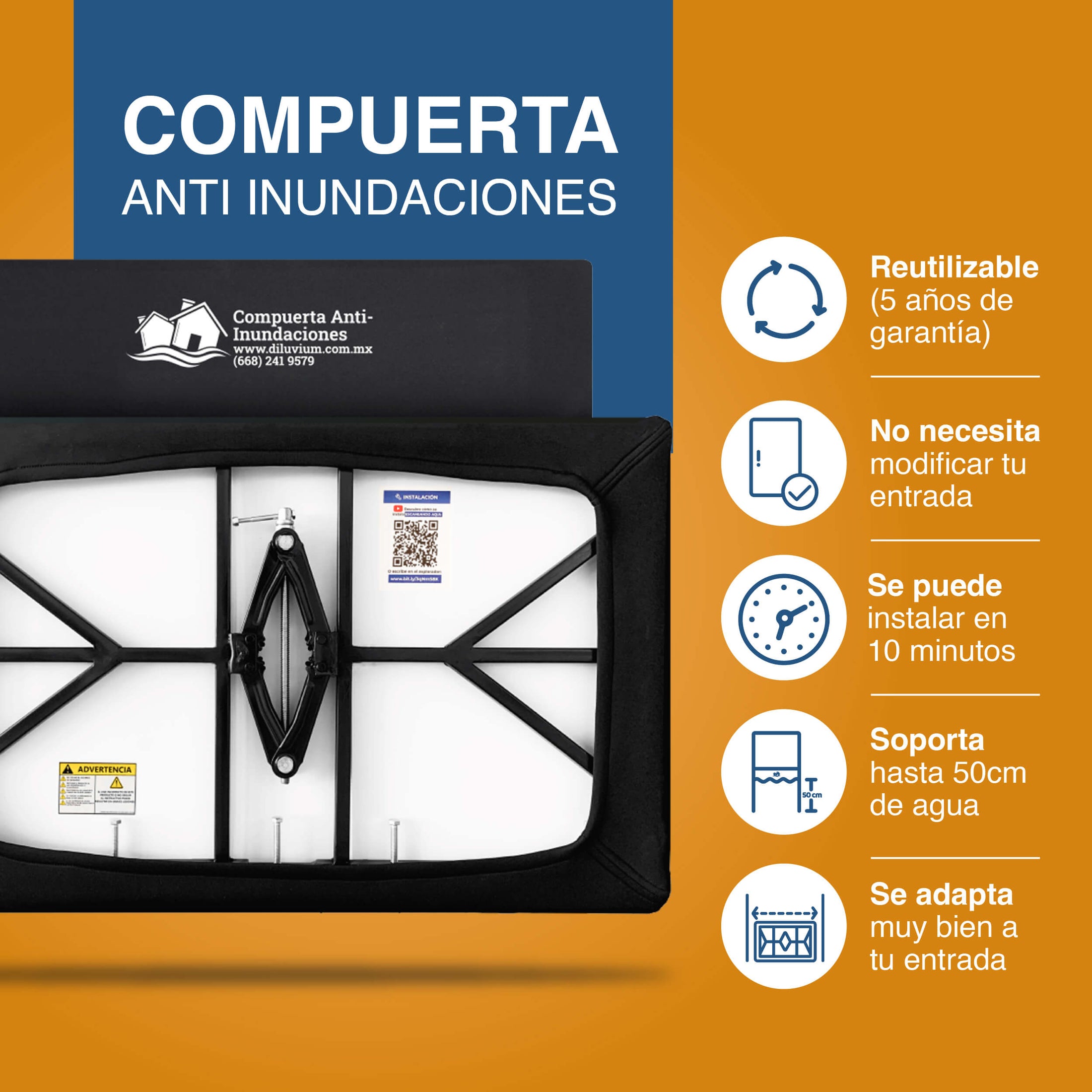 Compuerta Anti-Inundaciones – Diluvium